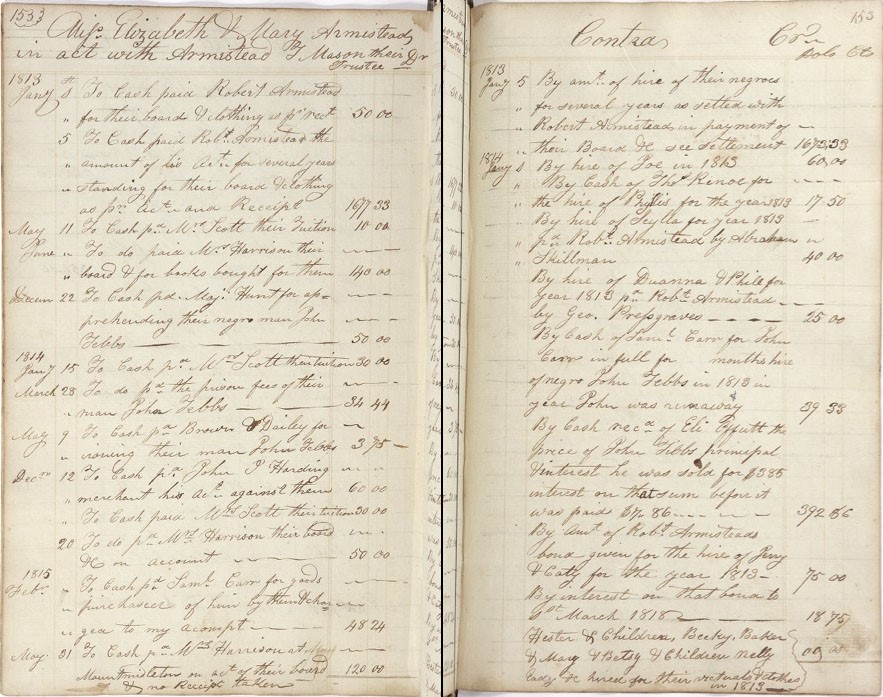 University Libraries Acquires Mason Family Account Book – Vault217